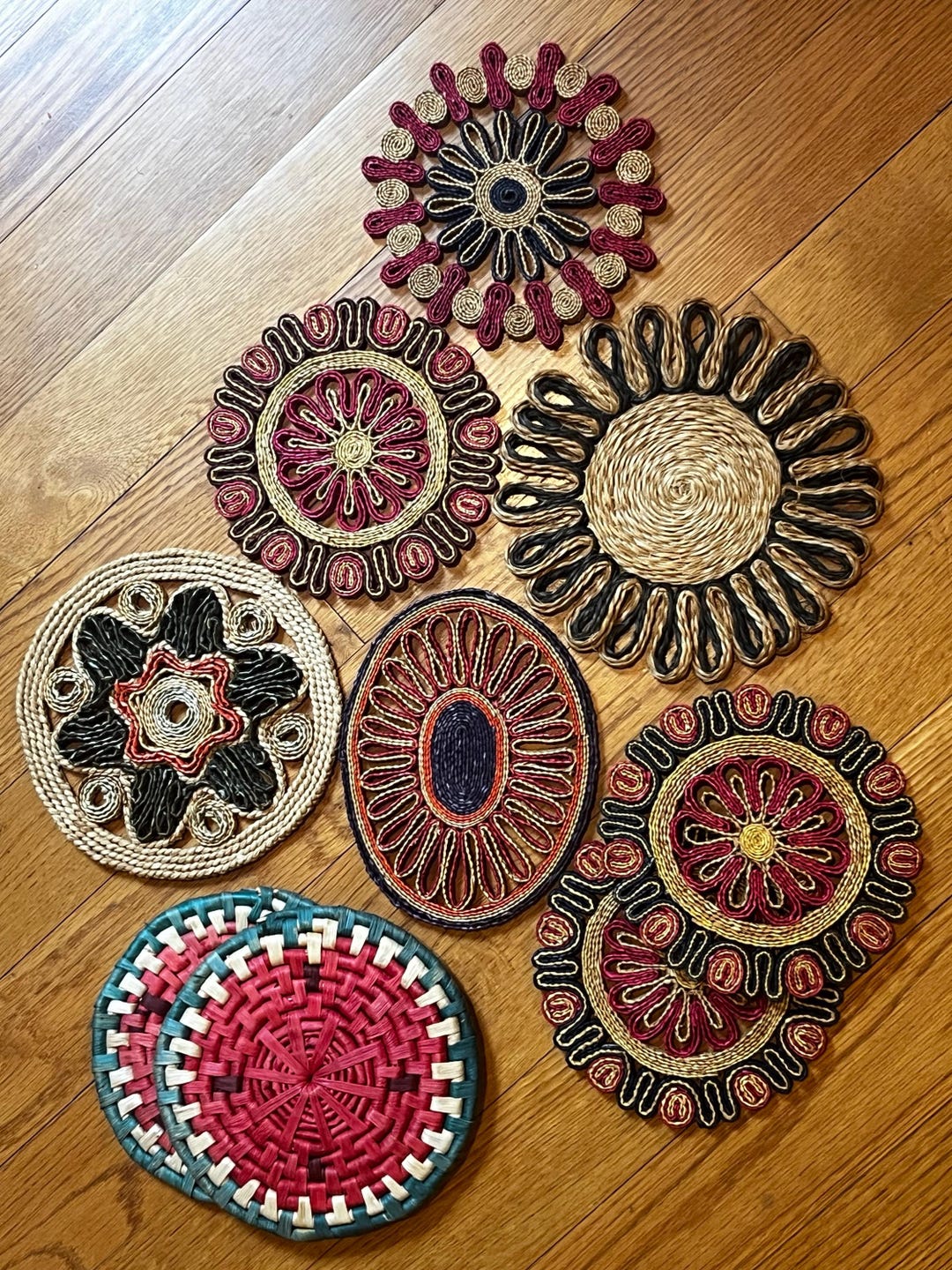 Variety of Colorful Vintage Trivets, You Choose - Etsy