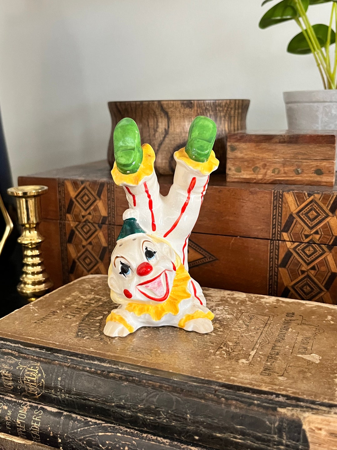Vintage Circus Tumbling Clown - Etsy