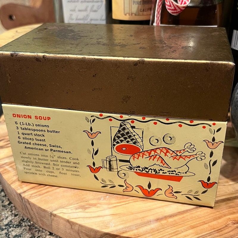 Retro Recipe Box - Etsy