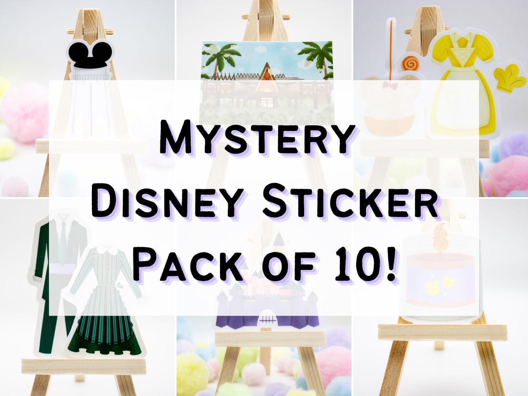 Disney Sticker Mystery Pack: Blind Bag of 10 | Disney Stickers, Disney ...