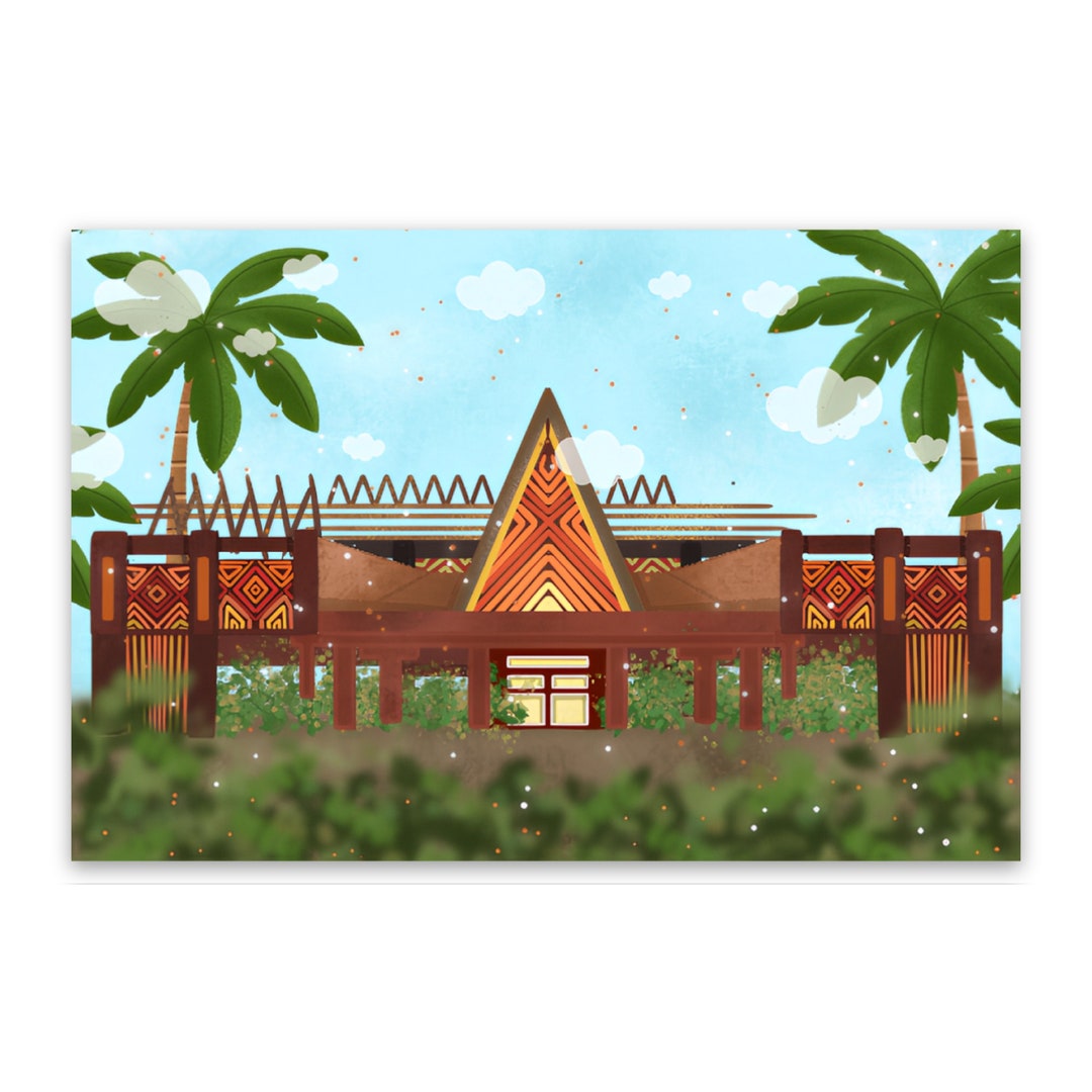 Polynesian Resort Sticker Inspired by WDW WDW Sticker Hotel Sticker ...