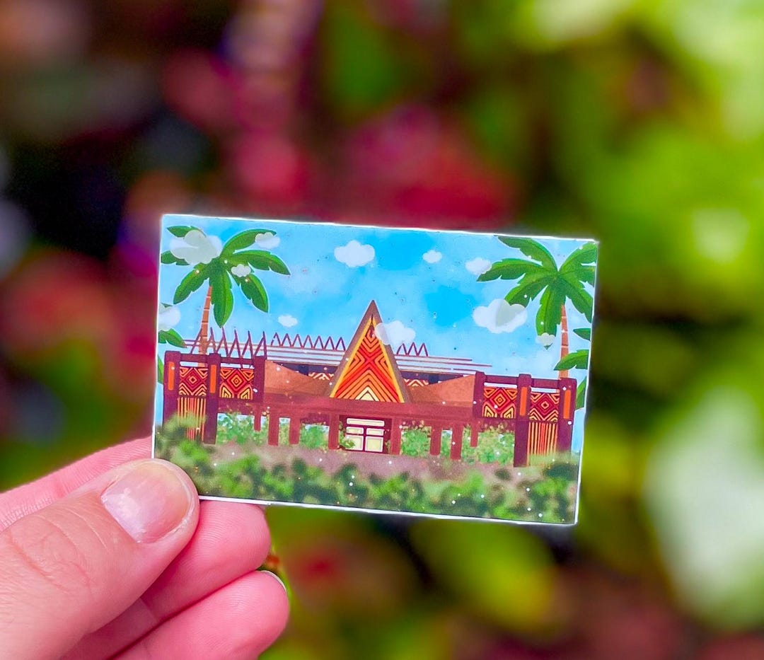 Disney Polynesian Resort Sticker | Waterproof Vinyl Disney Stickers for ...