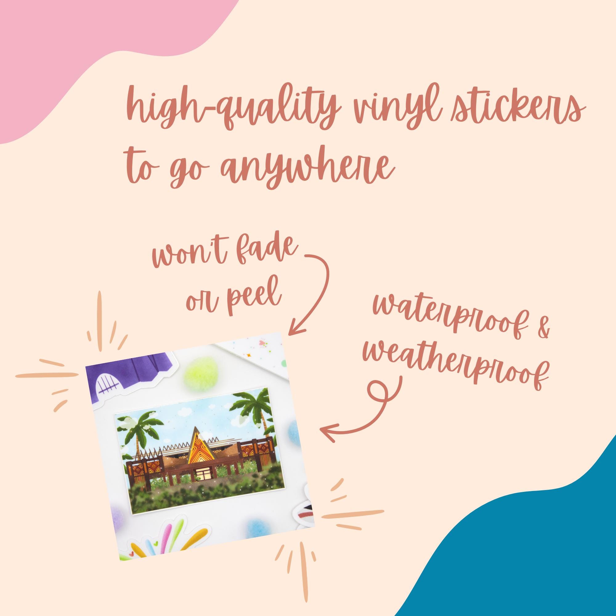 Disney Polynesian Resort Sticker | Disney Stickers, Walt Disney World ...