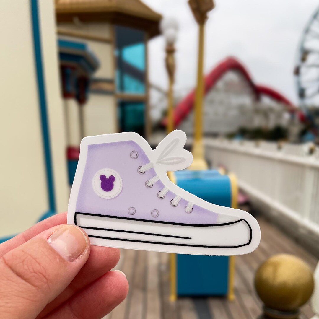 Disney Converse Sneaker Sticker | Disney Stickers, Disney Gift ...