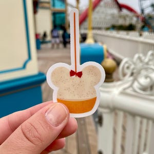 Disney Caramel Apple Sticker | Disney Stickers, Disney Gift, Laptop ...