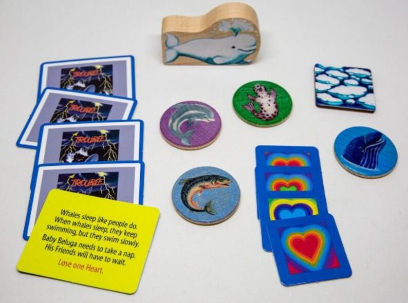 The Baby Beluga Game a Cooperative Board Game for Kids Ages - Etsy