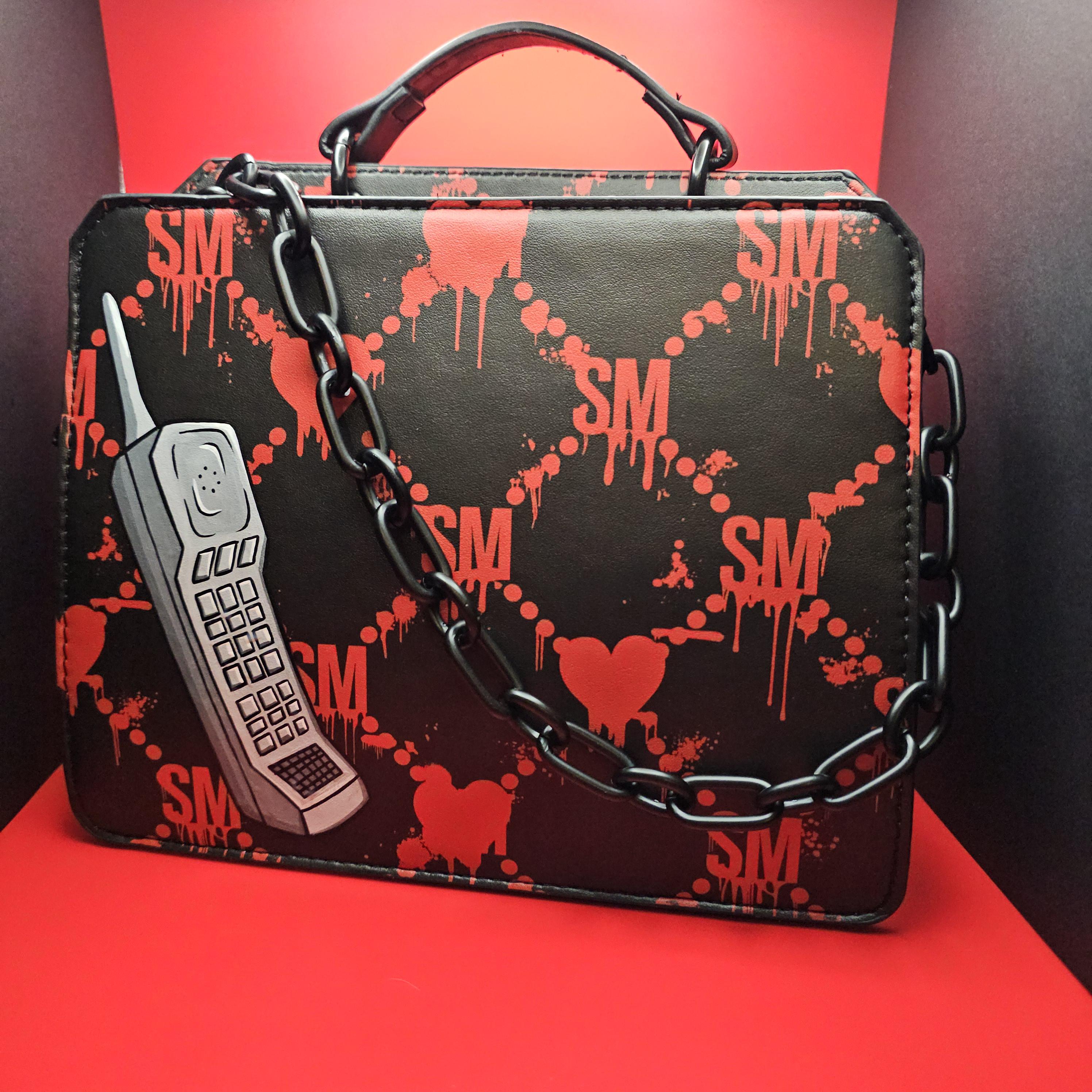 Ghostface Hand Painted Steve Madden Halloween Bloody Purse, Handbag ...