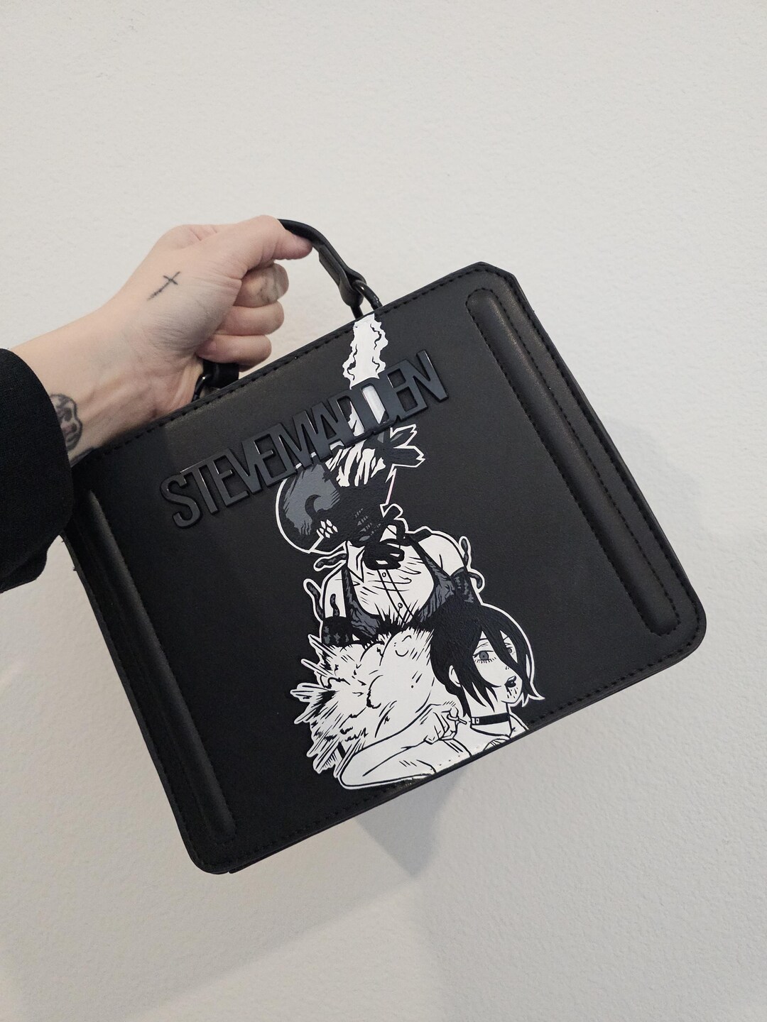 Chainsaw Man Reze Hand Painted Steve Madden Halloween Bloody Purse ...