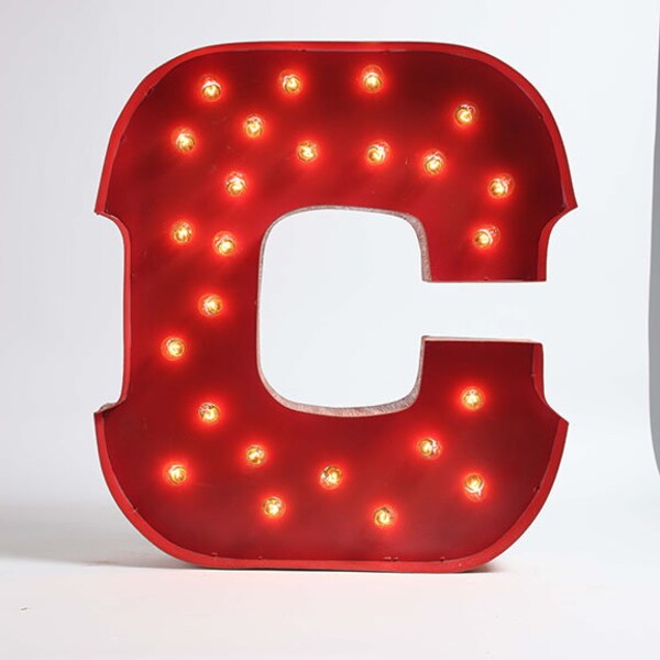 Marquee Letter C - Etsy