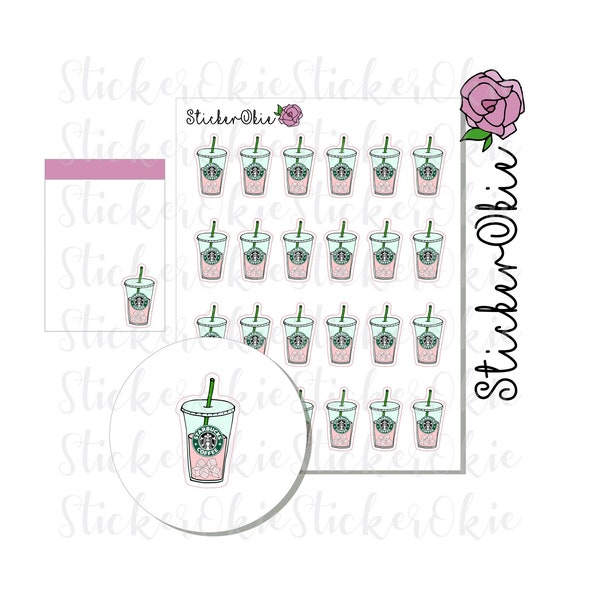 Starbucks Drink Sticker Svg - Etsy