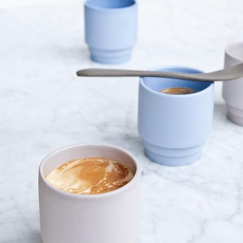 Ceramic Espresso Cups Set of 2 – Modern Scandinavian Design – Porcelain ...