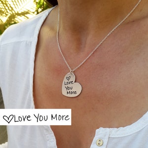 Handwriting Jewelry Heart Signature Necklace With Your Personalized ...