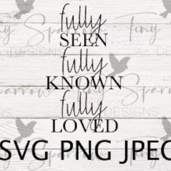 Fully Known Svg Png - Etsy Australia
