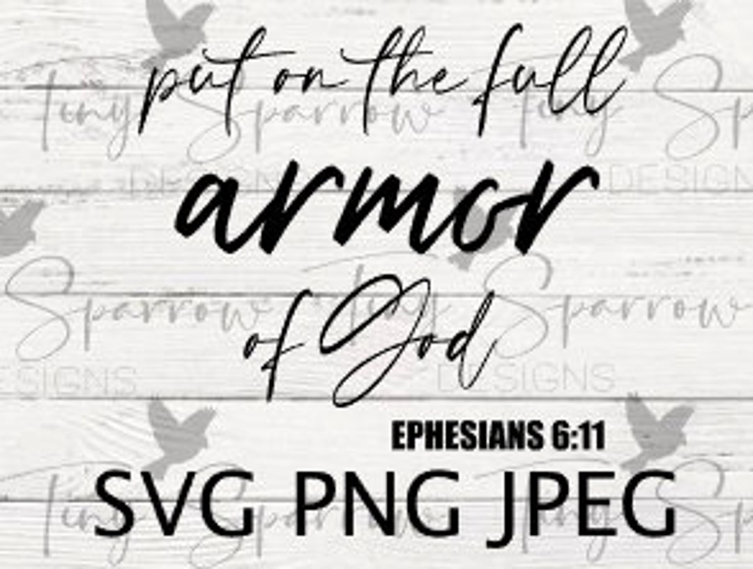 Armor of God - Script - Etsy