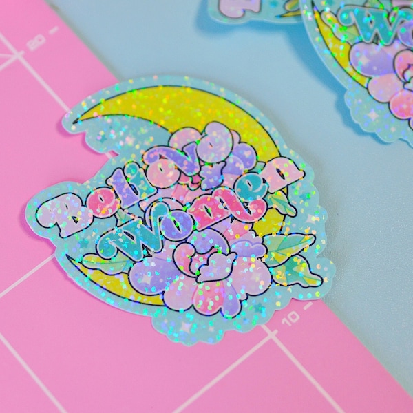 Believe Women Sticker - Etsy