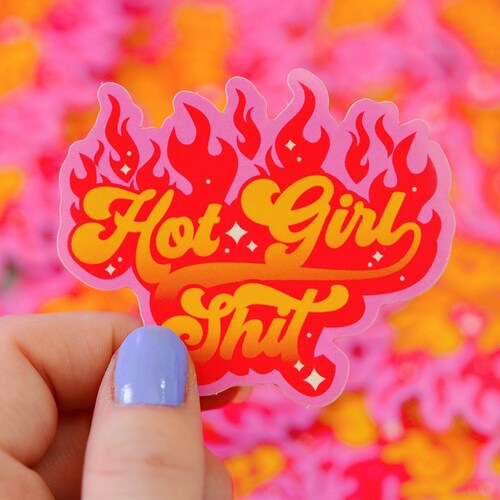 Real Hot Girl Shit Megan Thee Stallion Sticker Glossy | Etsy
