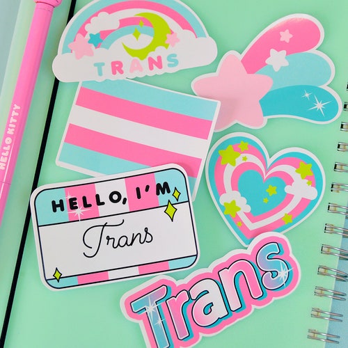 Transgender Trans Sticker Pack - Etsy