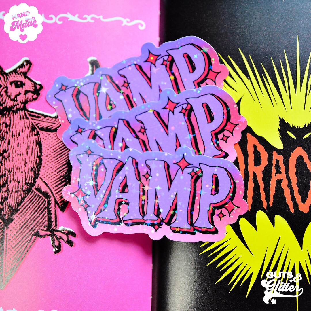 Vamp Holographic Sticker - Etsy