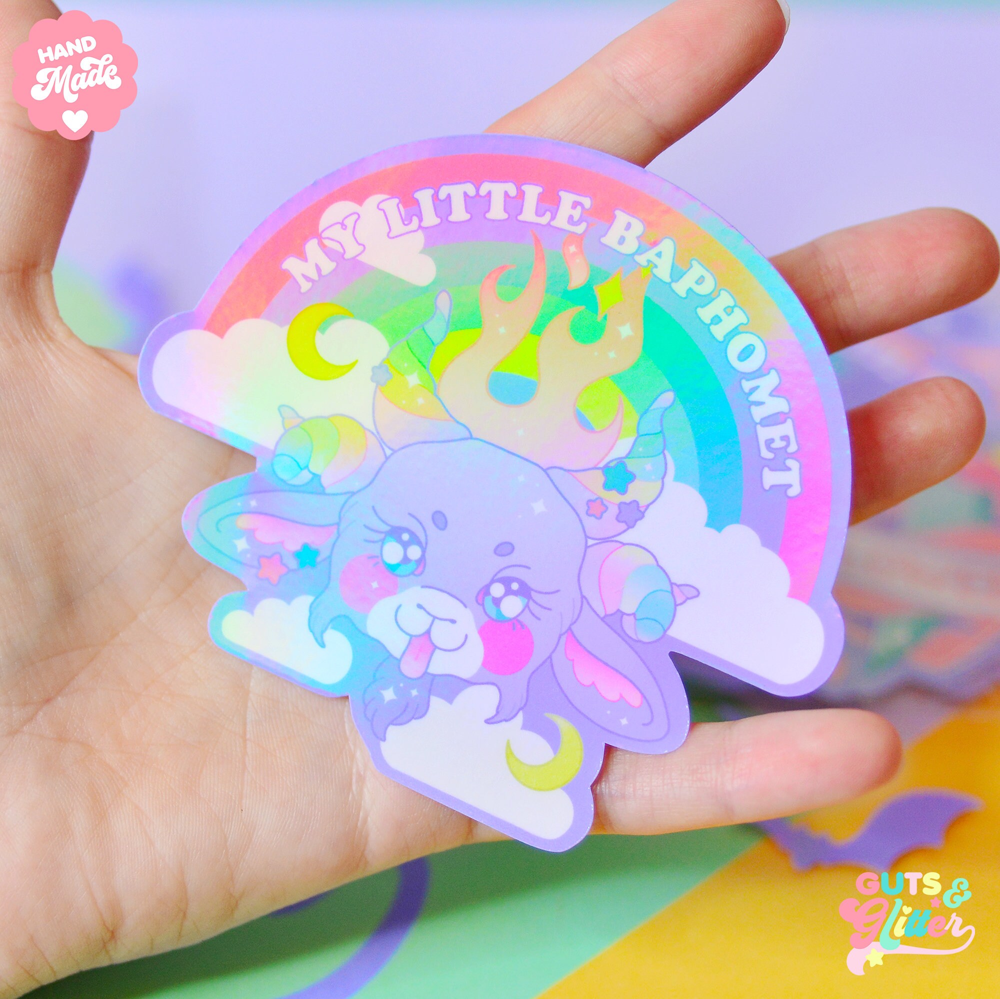 Pastel Halloween Iridescent Sticker Pack | Etsy