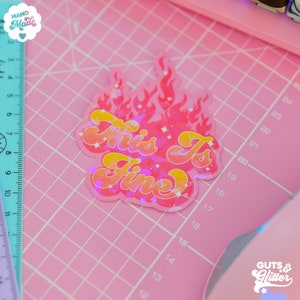 Fine Holographic Sticker - Etsy