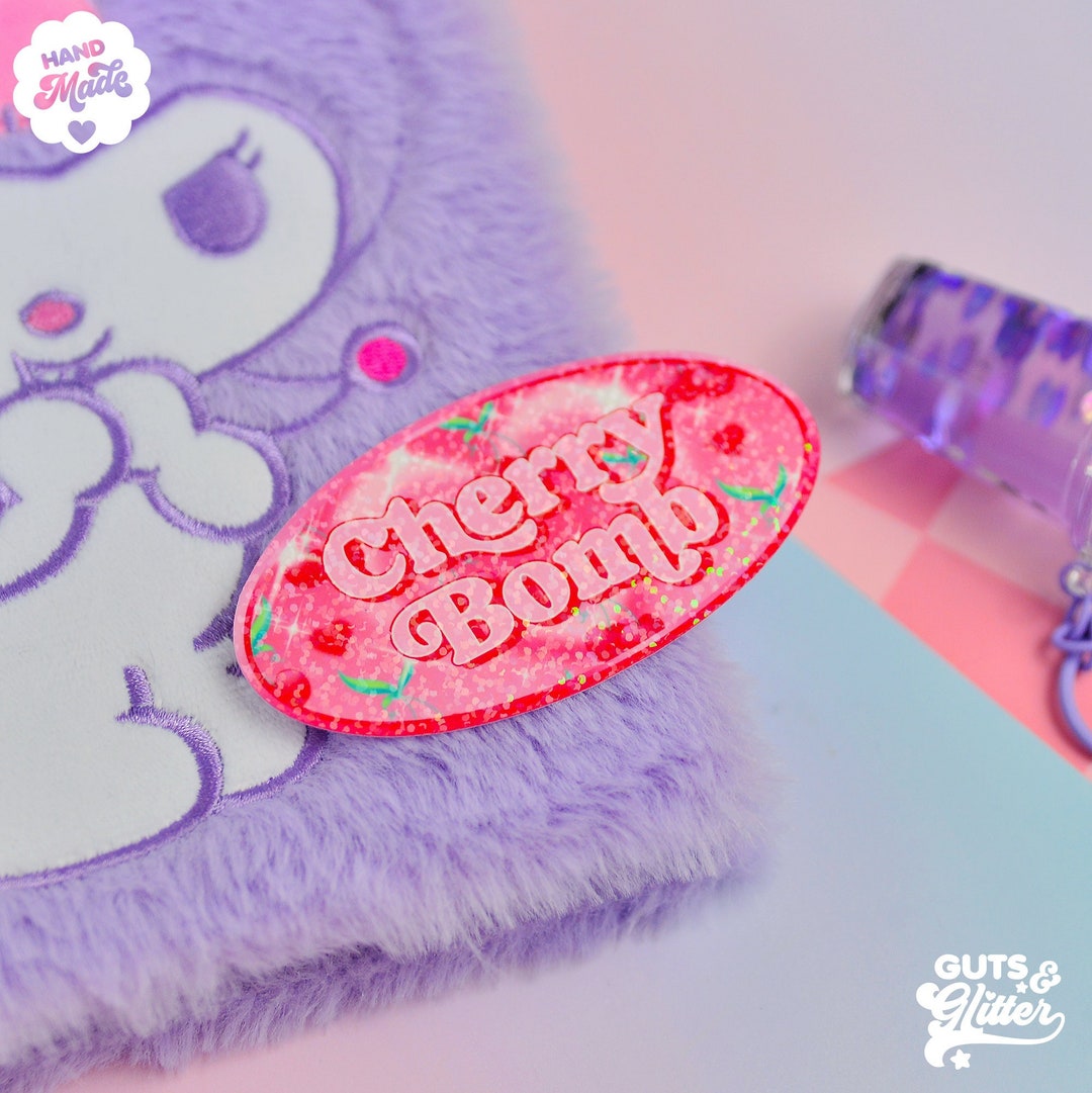 Cherry Bomb Y2K Holographic Sticker - Etsy
