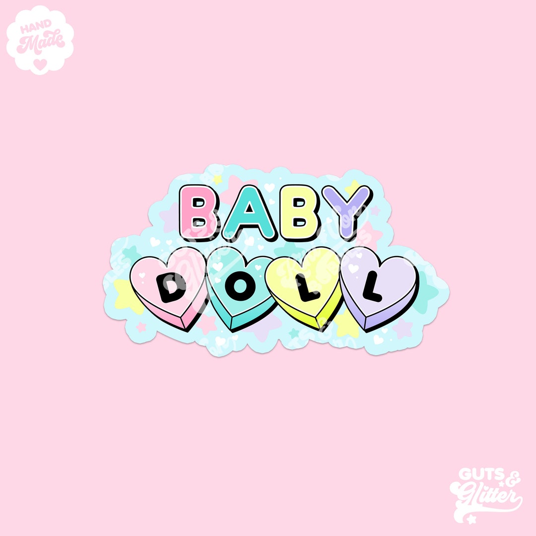 Baby Doll DDLG Holographic Sticker - Etsy