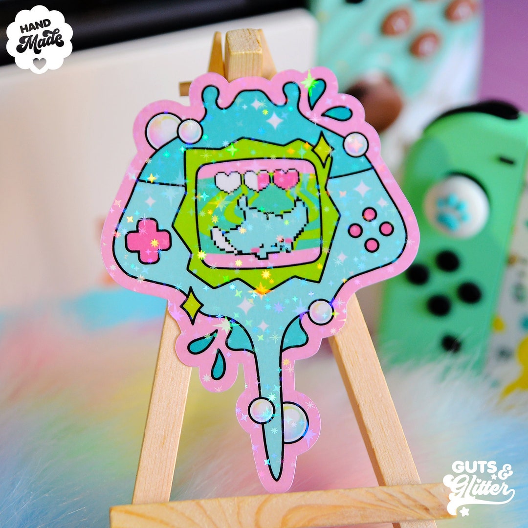 Gamer Stingray Pet Holographic Sticker - Etsy