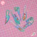 Mini Pastel Horror Weapons Holographic Sticker Pack - Etsy