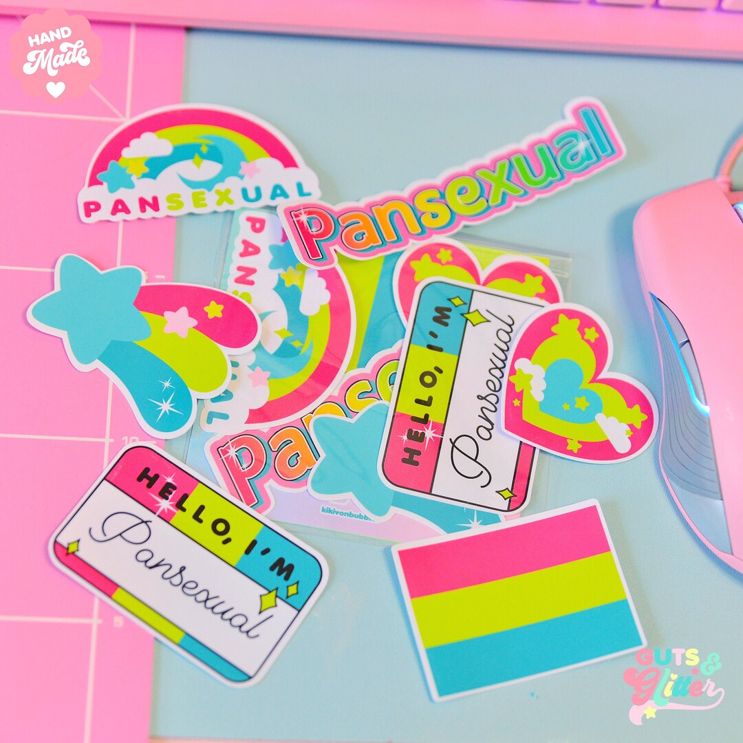 Cute Pansexual Sticker Pack - Etsy