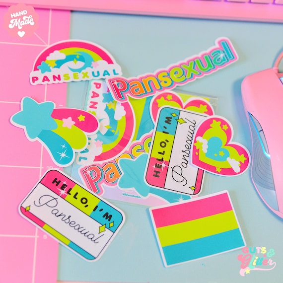 Cute Pansexual Sticker Pack | Etsy