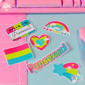 Cute Pansexual Sticker Pack - Etsy