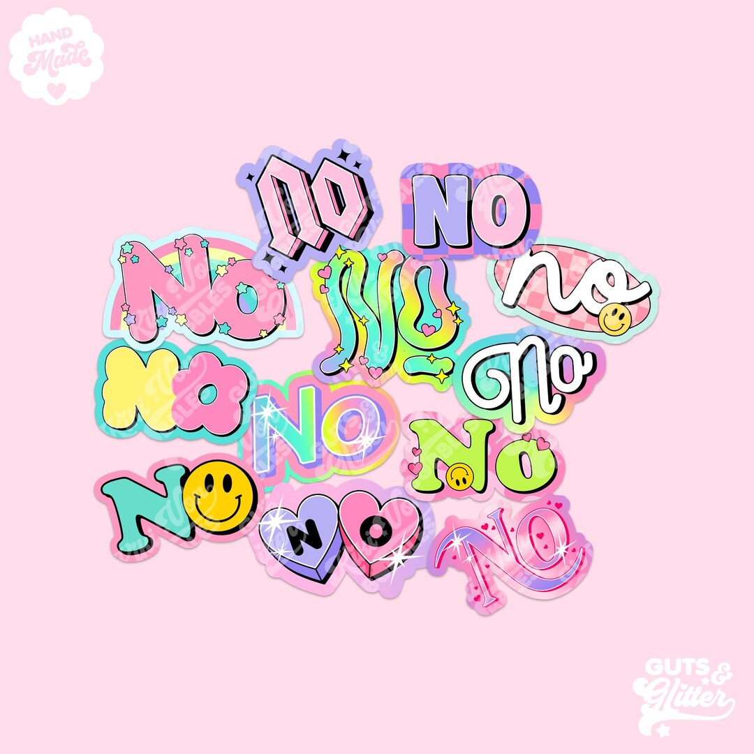 Mini No Sarcastic Sticker Pack - Etsy