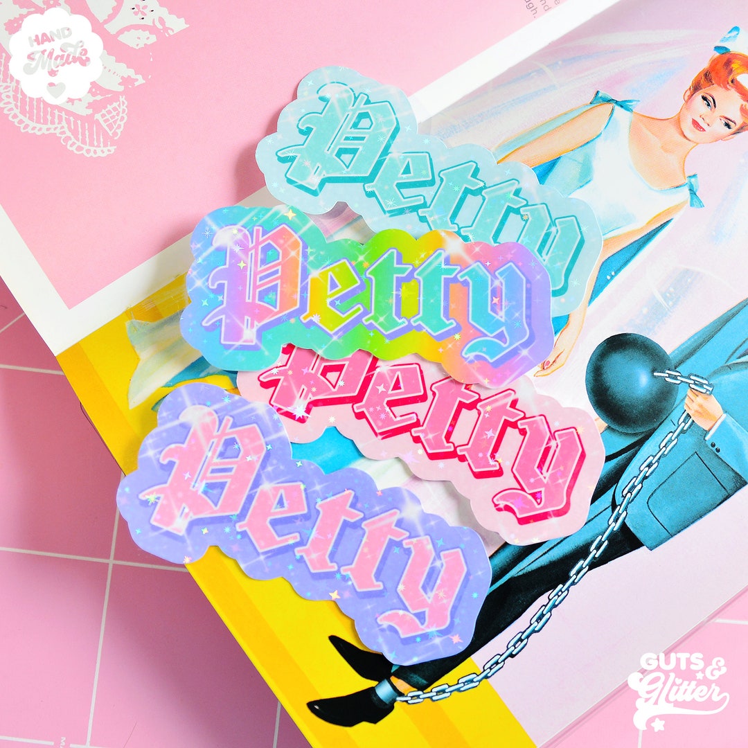 Petty DDLG Holographic Sticker - Etsy
