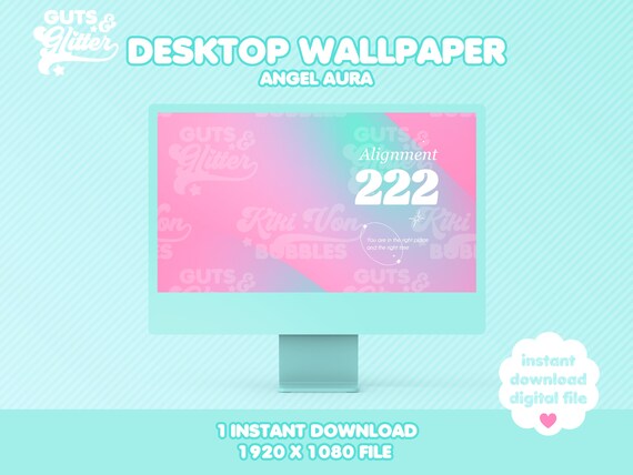 Angel Aura 222 Desktop Wallpaper Digital Download - Etsy