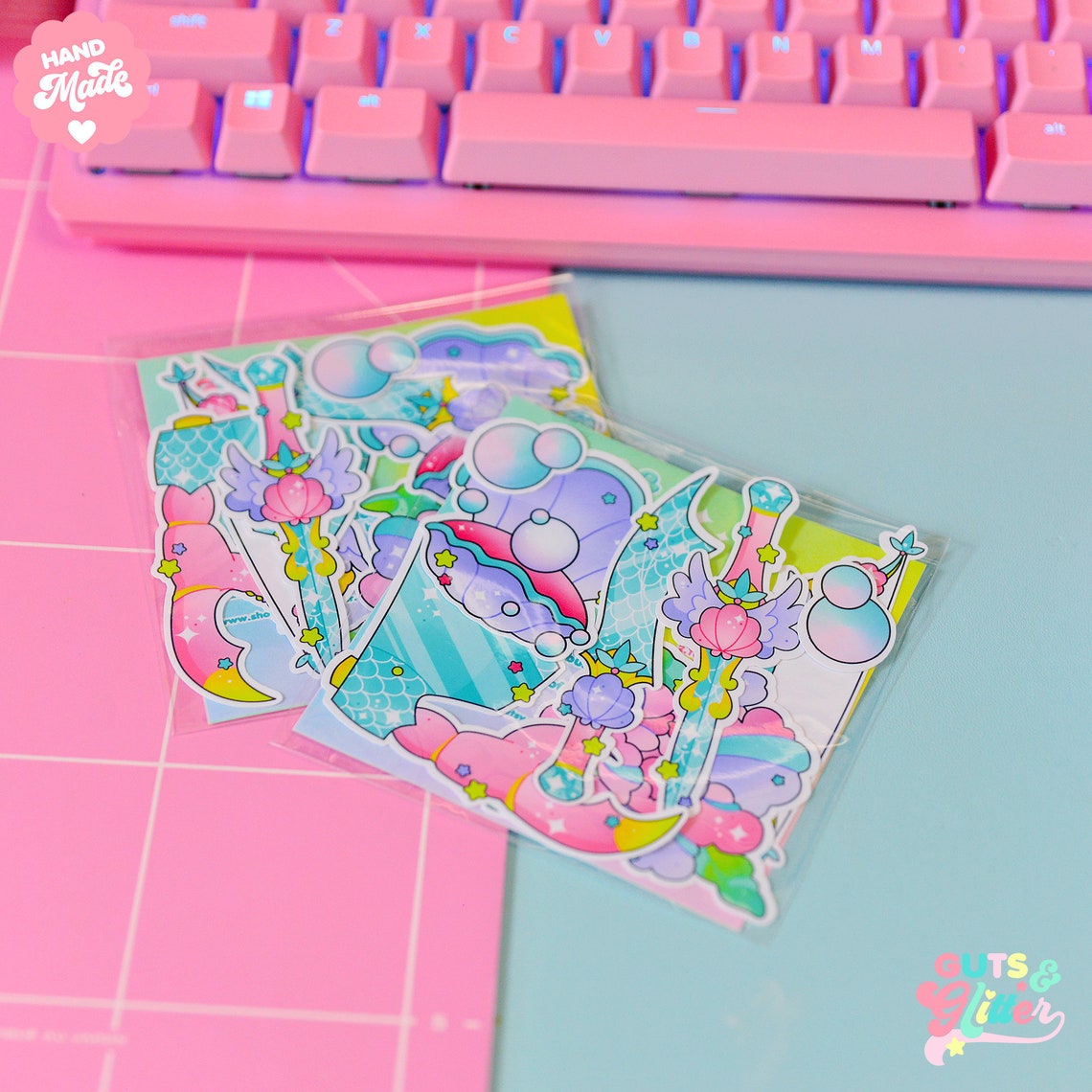 Mermaid Weapons Sticker Pack - Etsy