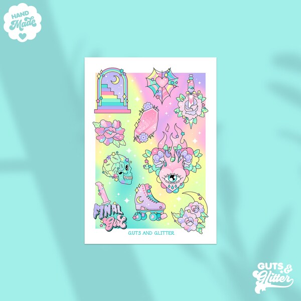 Pastel Goth Prints - Etsy