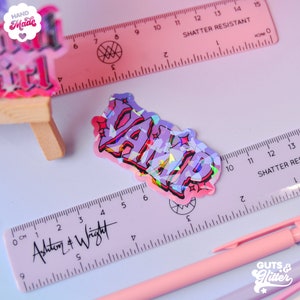 Red Purple Vamp Bunny Sticker Grab Pack - Etsy