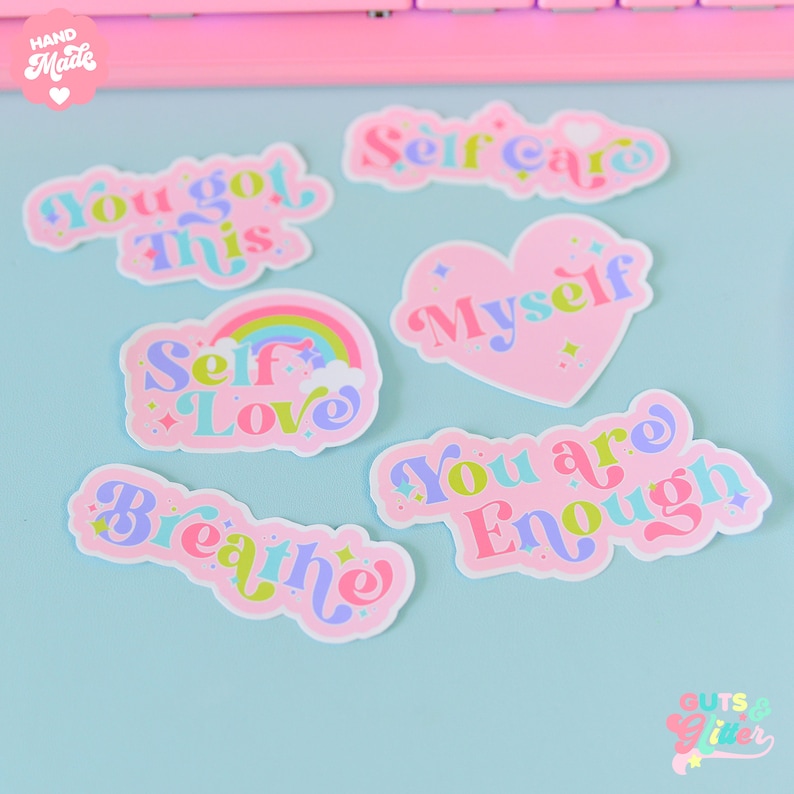 Self Care Sticker Pack | Etsy