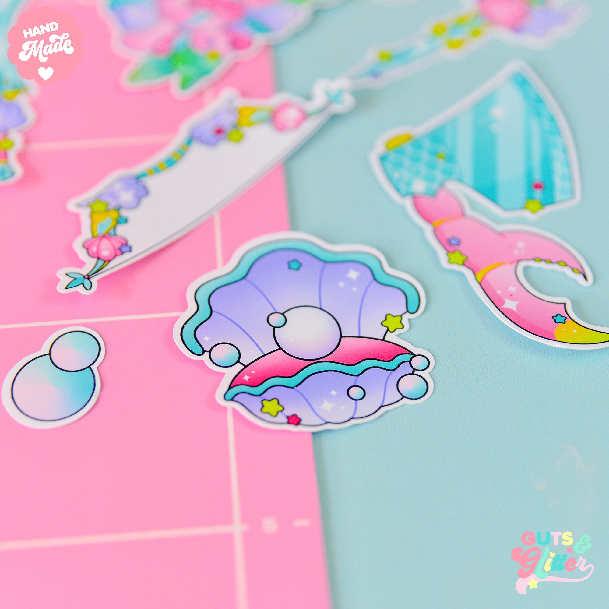 Mermaid Weapons Sticker Pack - Etsy