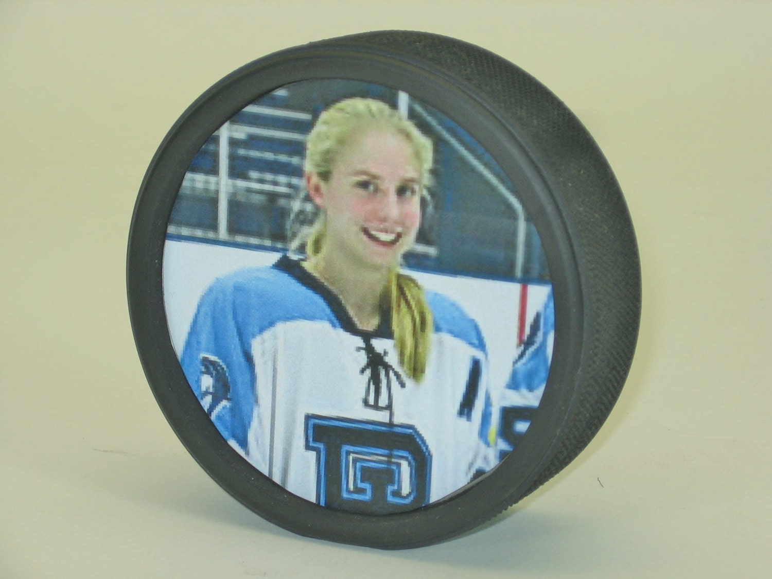 Hockey Puck Photo Frame FREE SHIPPING in US - Etsy