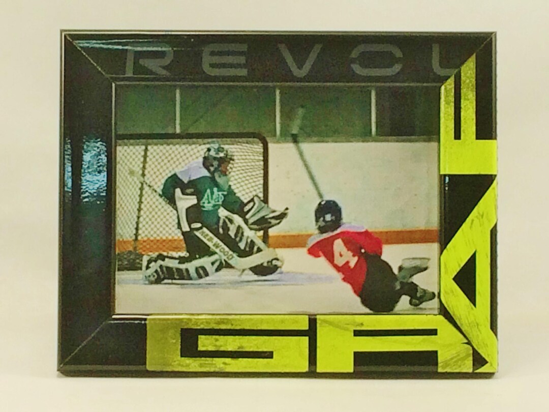 5 X 7 Hockey Stick Frame - FREE SHIPPING in US (#6808) - Etsy