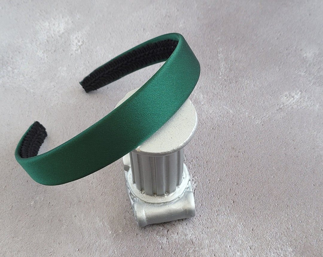 Green Silk Alice Band, Headband, Hair Band, 2.5 Cms Wide, Silk - Etsy