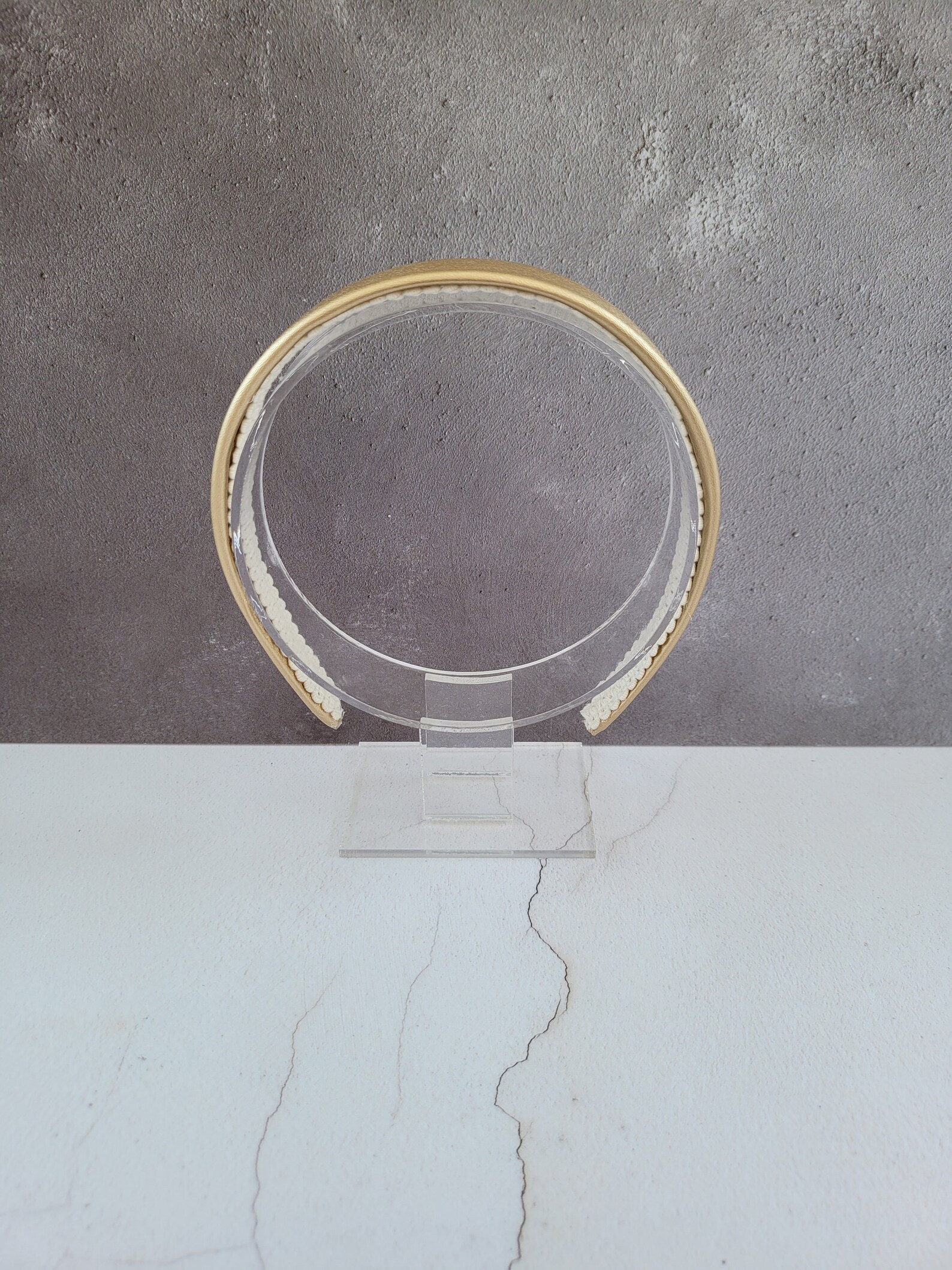 Gold Headband Alice Band Hair Band 2 Cms Leather Look Vegan - Etsy