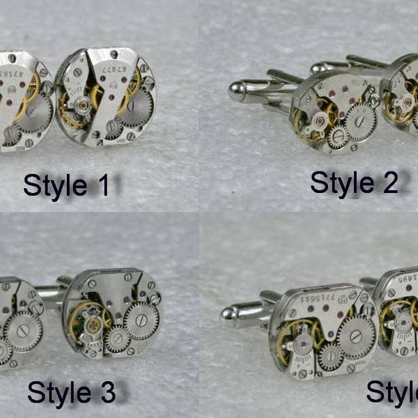 Steampunk Cufflinks - Etsy Canada