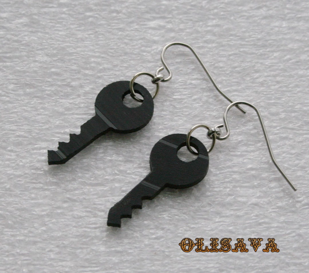 Vinyl Record Earrings , Vinyl Record Jewelry , Recycled Jewelry ...