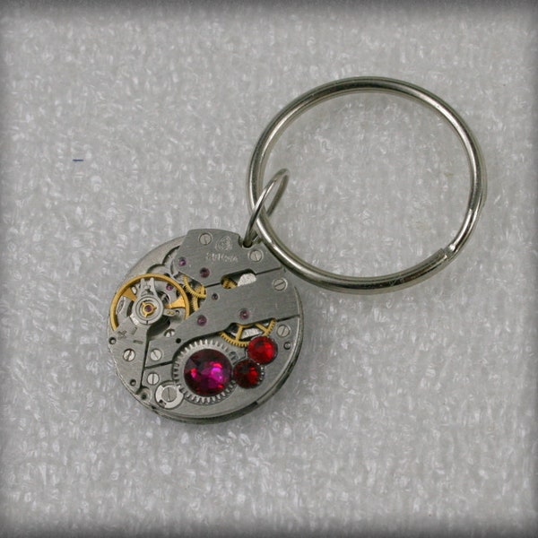 Steampunk Keyring - Etsy