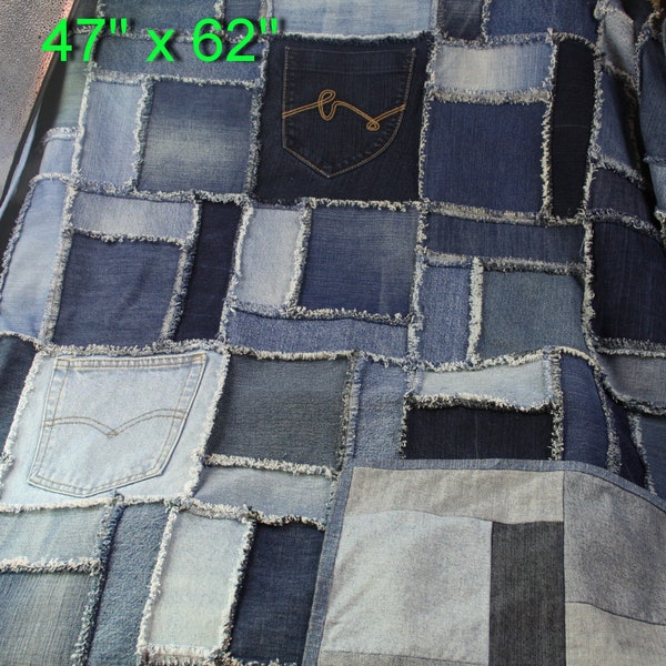 Denim Patchwork - Etsy