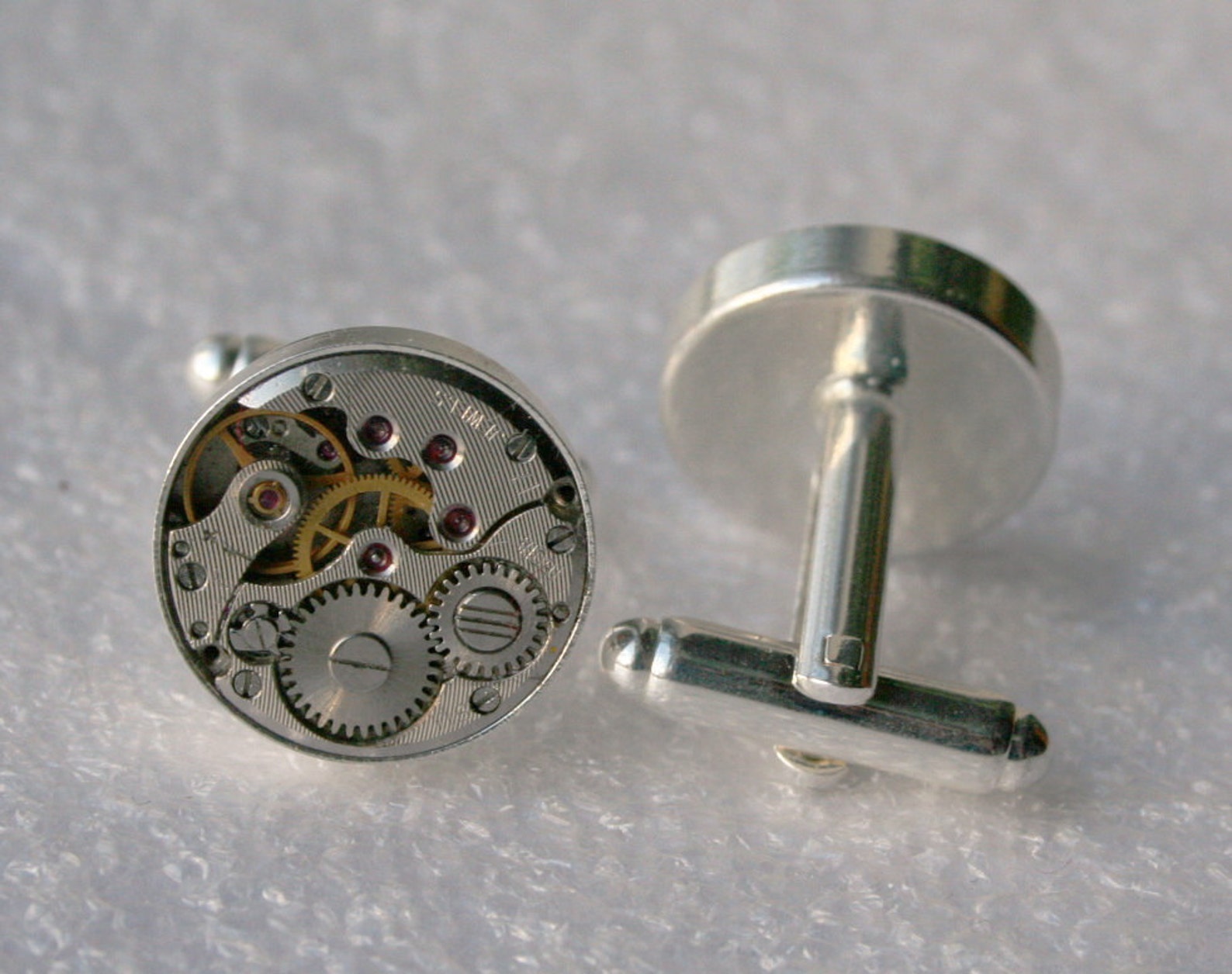 Watch Movement Cufflinks Steampunk Cufflinks . Steampunk - Etsy