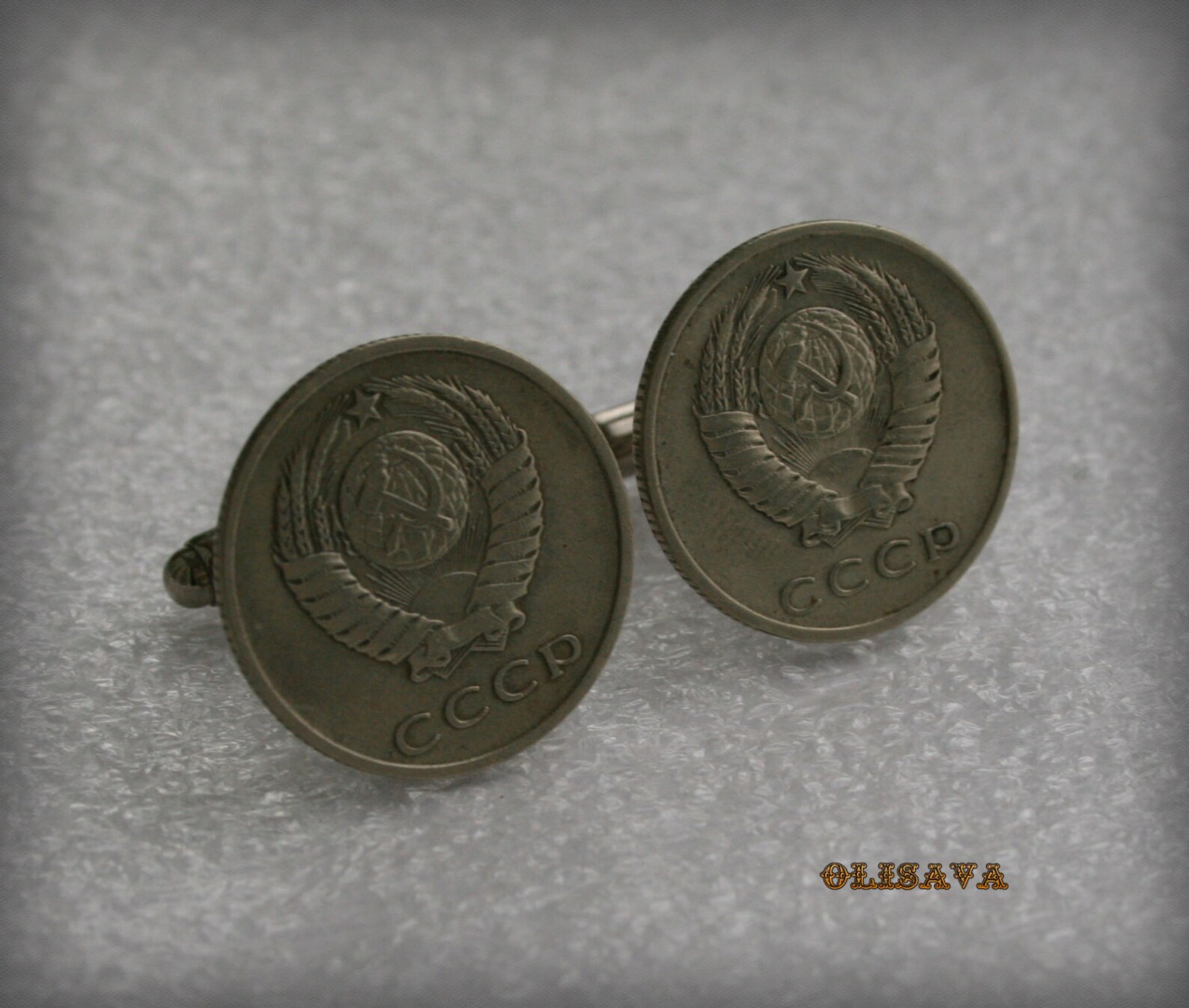 Soviet Coin Cufflinks . Steampunk Cufflinks . Steampunk Jewelry , Coin ...