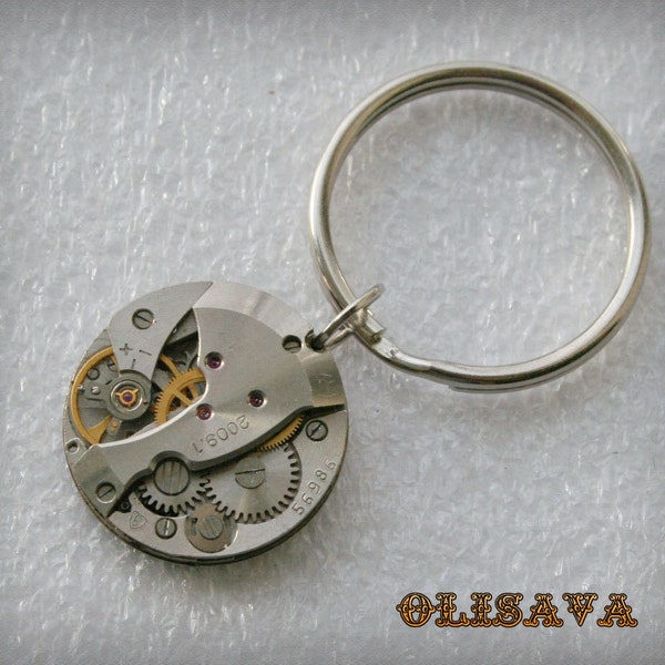 Steampunk Keyring - Etsy